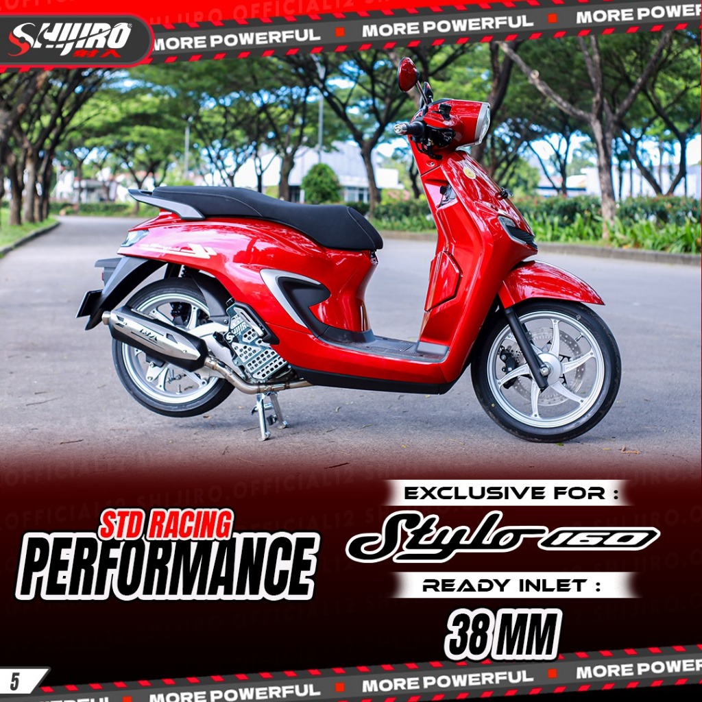 Jual Knalpot Standar Racing Shijiro Tipe Performance Honda Stylo 160 ...
