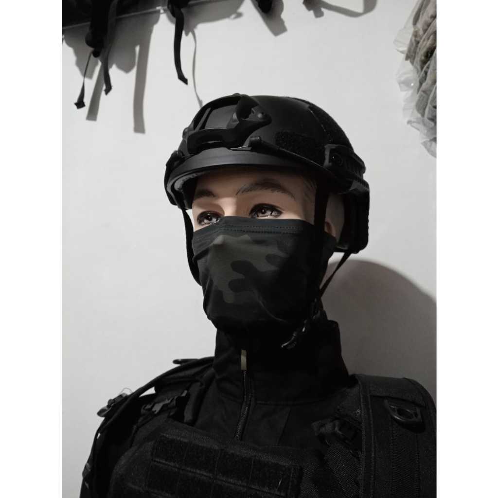 Jual Buff Tactical Bahan Spandex / Tactical Buff / Buff Bahan Spandek ...