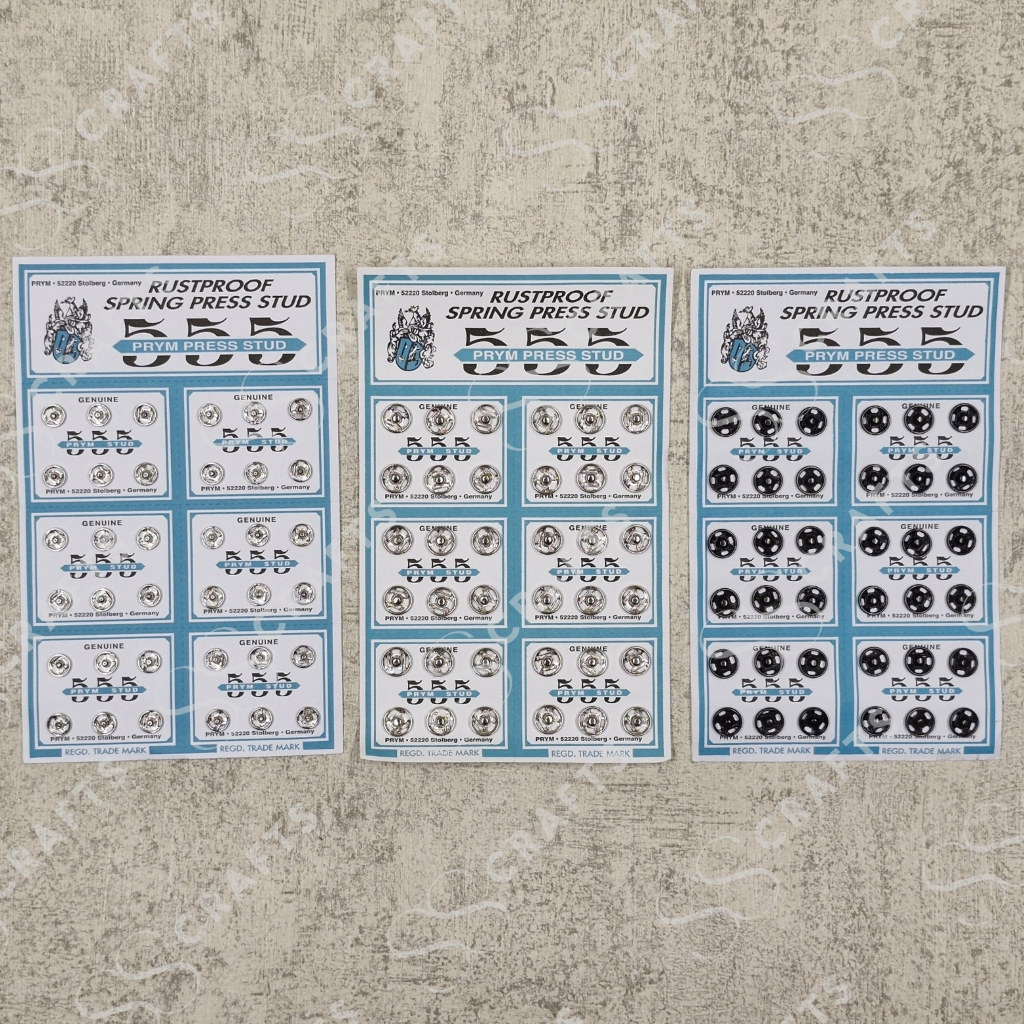 Jual PRYM 555 KANCING JEPRET 6MM - 8MM / KANCING TINDIS / KANCING CETET ...