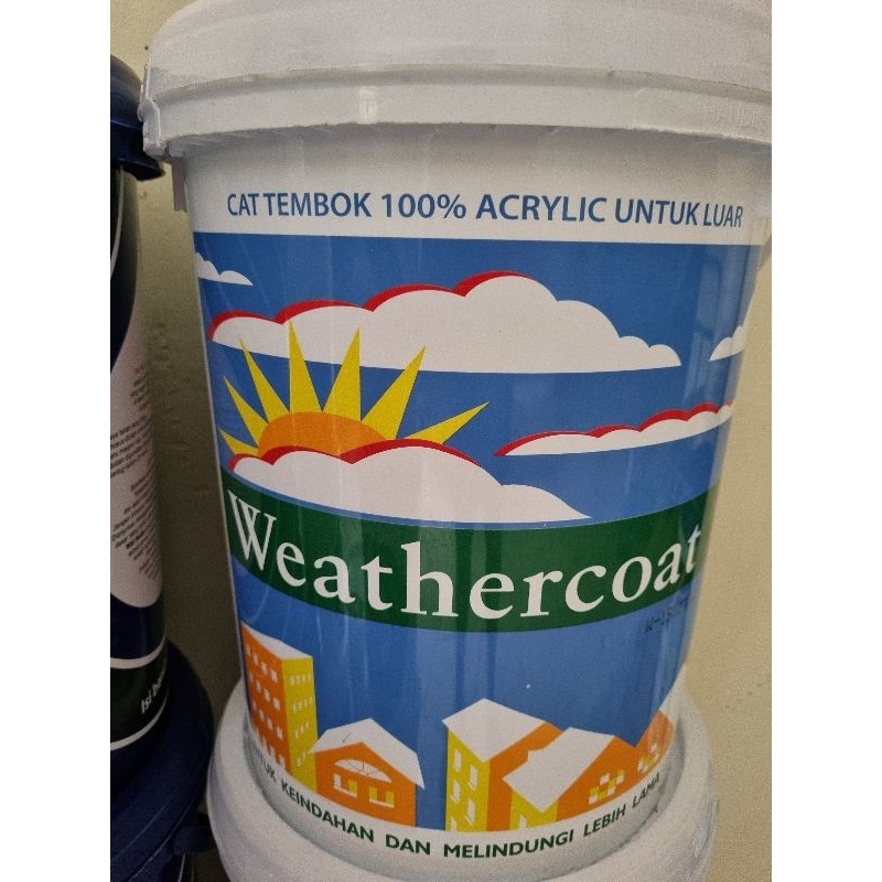 Jual Cat Tembok Exterior Mowilex Weathercoat 20 Liter White W 1501