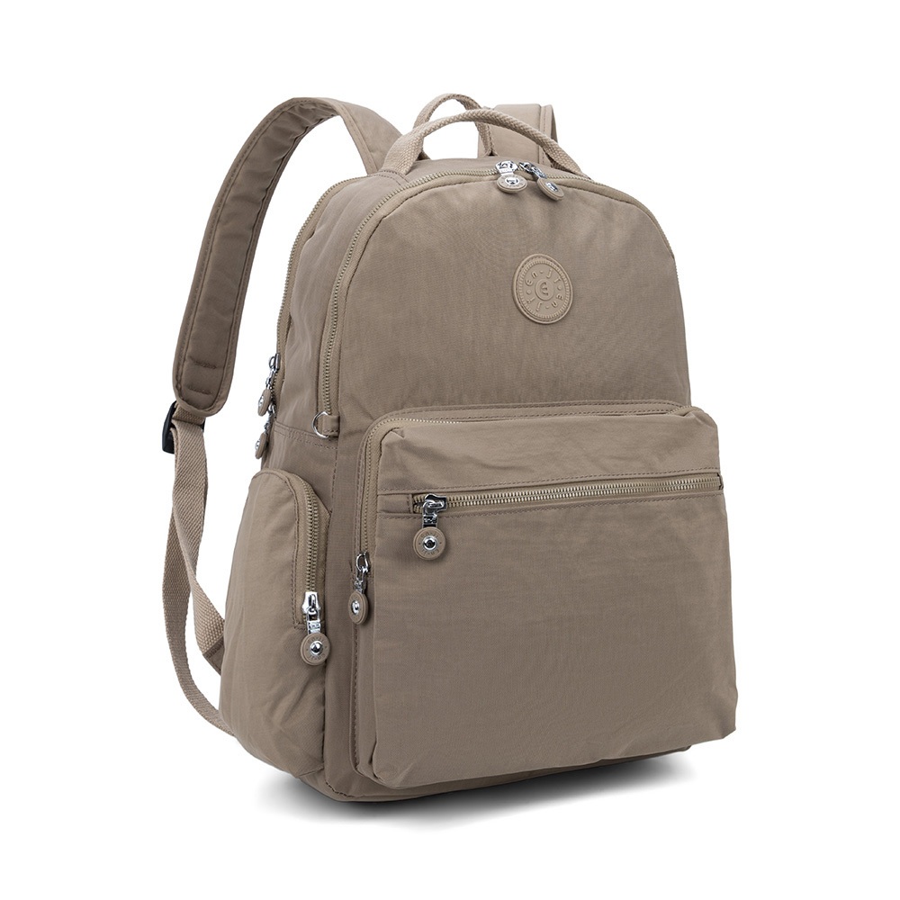 Jual En-ji Jungmin Backpack - Khaki | Shopee Indonesia