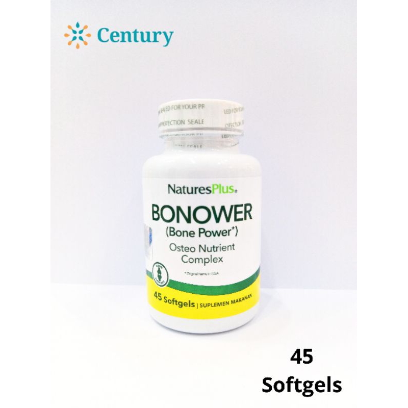 Jual NATURE'S PLUS BONOWER 45 SOFT GEL / KALSIUM BORON /VITAMIN TULANG ...