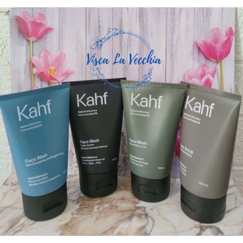 Jual Kahf Face Wash Triple Action Oil & Comedo Defense / Oil & Acne ...