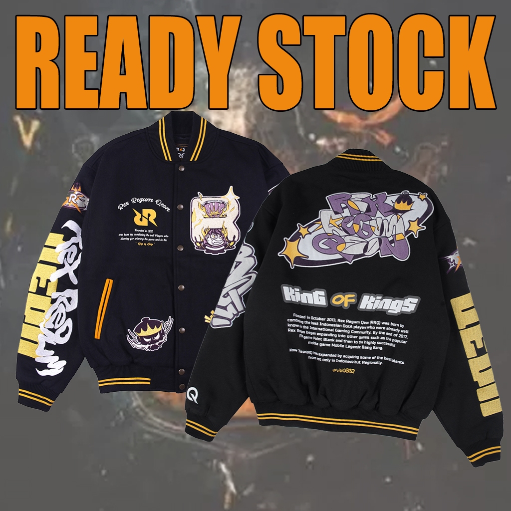 Jual JAKET VARSITY RRQ "THE LEGACY" TERBARU TAHUN 2024 JUMBO | Shopee ...