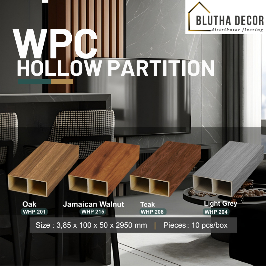Jual WPC PARTISI Hollow Partition Indoor 100x50x2950cm - HARGA ...