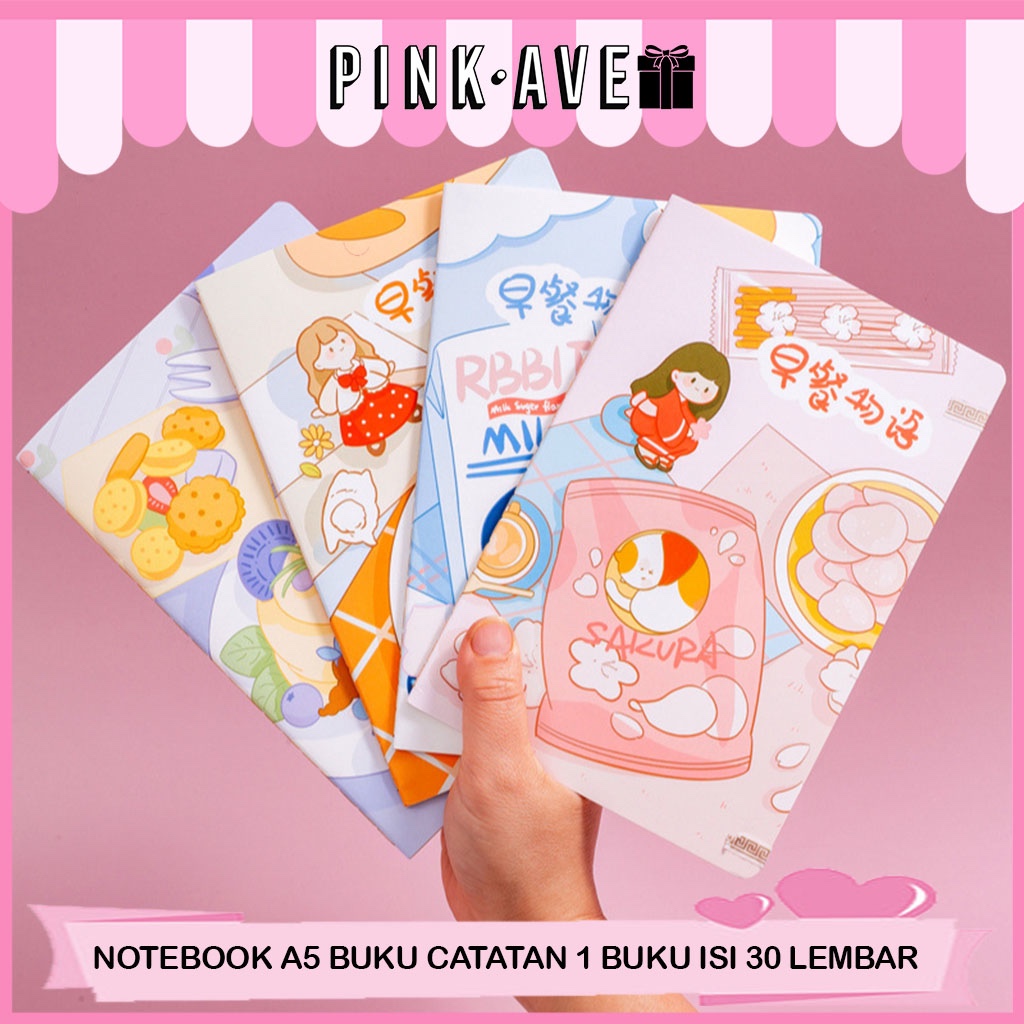 Jual BISA COD ! Notebook A5 Buku Diary Aesthetic Buku Jurnal Buku ...