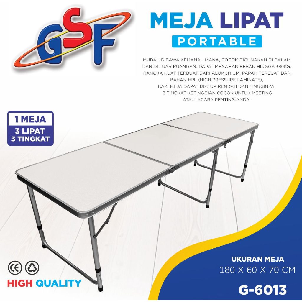 Jual Meja Lipat Jualan Portable Meja Koper Panjang Meja Koper Serbaguna ...