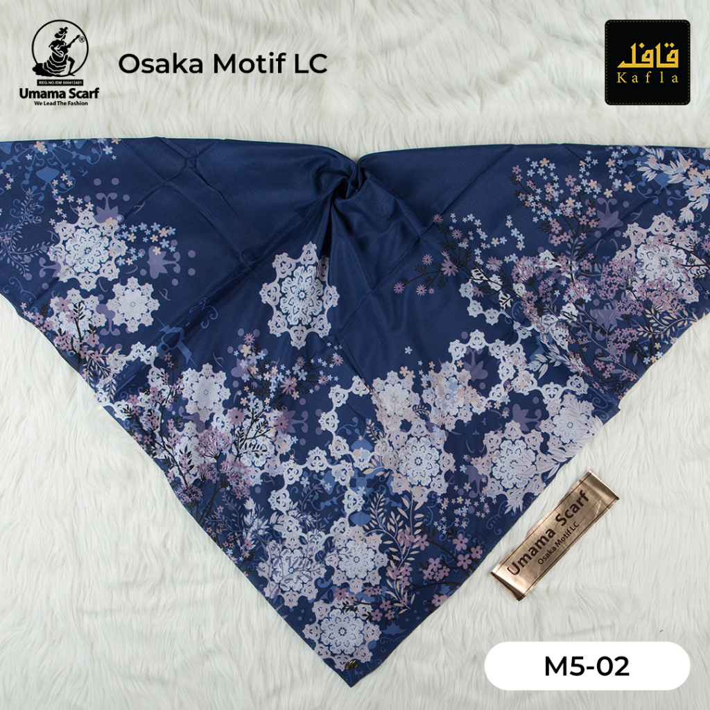 Jual Hijab Voal Osaka Motif LC Metal Logo Original By Umama Scarf ...