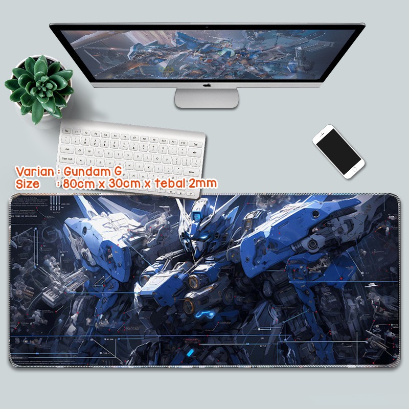 Jual PREMIUM MOUSE PAD PANJANG ROBOT GUNDAM SERIES MOUSEPAD GAMING ...