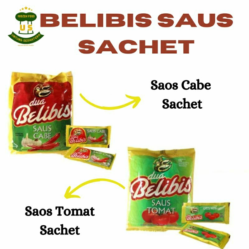 Jual Belibis Saus Sachet Belibis Saos Cabe Sachet Belibis Saus Tomat ...