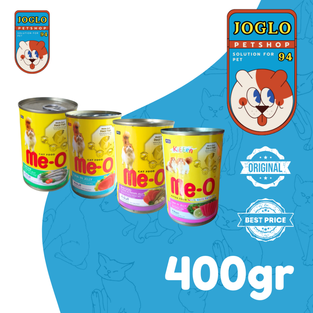 Jual MEO Kaleng 400gr Makanan Basah Kucing MEO | Shopee Indonesia