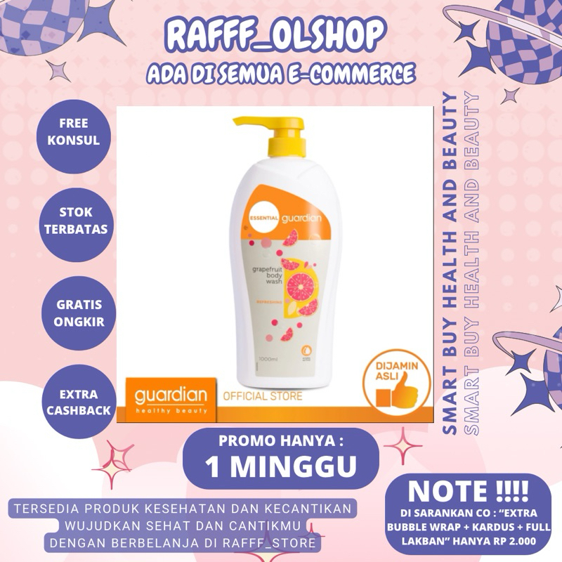 Jual GUARDIAN ESSENTIAL BODY WASH 1000 Ml | Shopee Indonesia