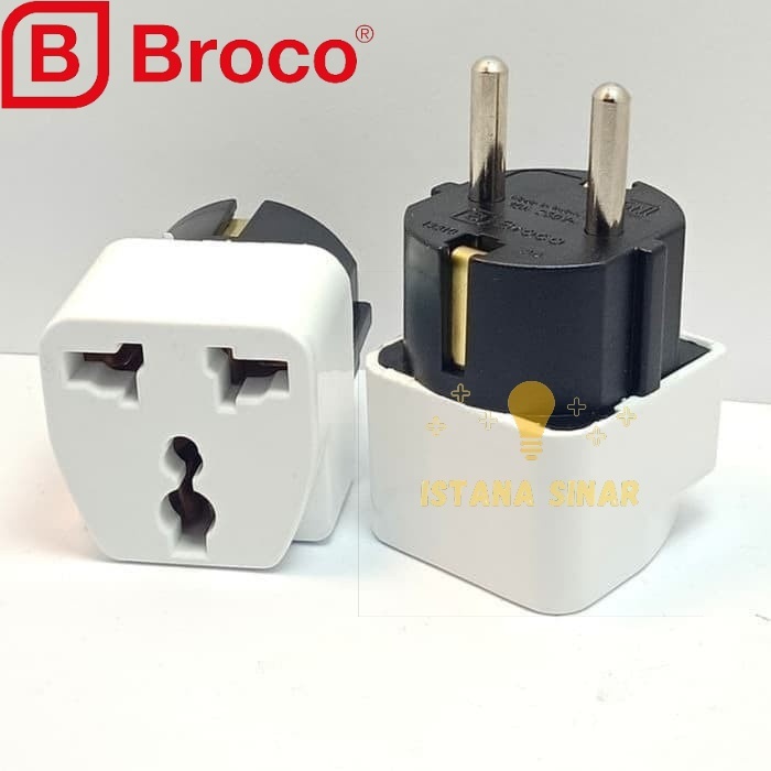 Jual BROCO COLOKAN LISTRIK OVER STEKER SAMBUNGAN 3 KAKI / KAKI GEPENG ...