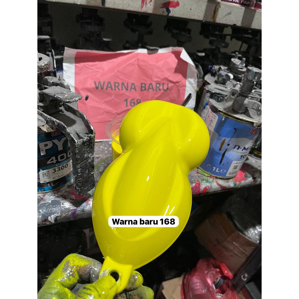 Jual cat kuning lemon pu/cat lemon solid/cat lemon yellow 200ml ...