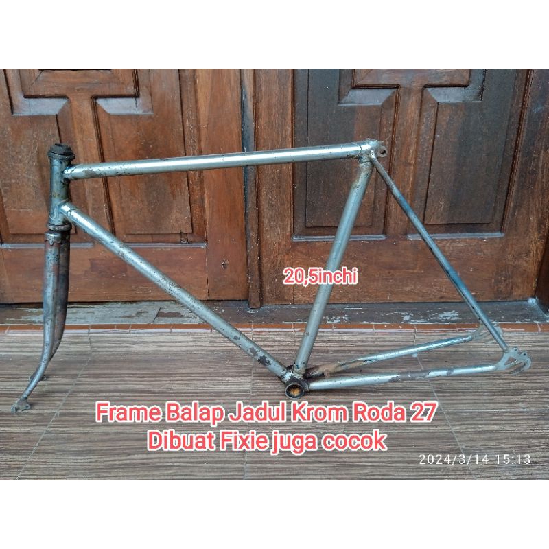 Jual Frame Balap Jadul Krom pabrik roda 27 | Shopee Indonesia