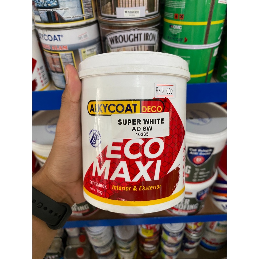 Jual ALKYCOAT DECO ECO MAXI SUPER WHITE MURAH CAT TEMBOK DINDING DALAM ...