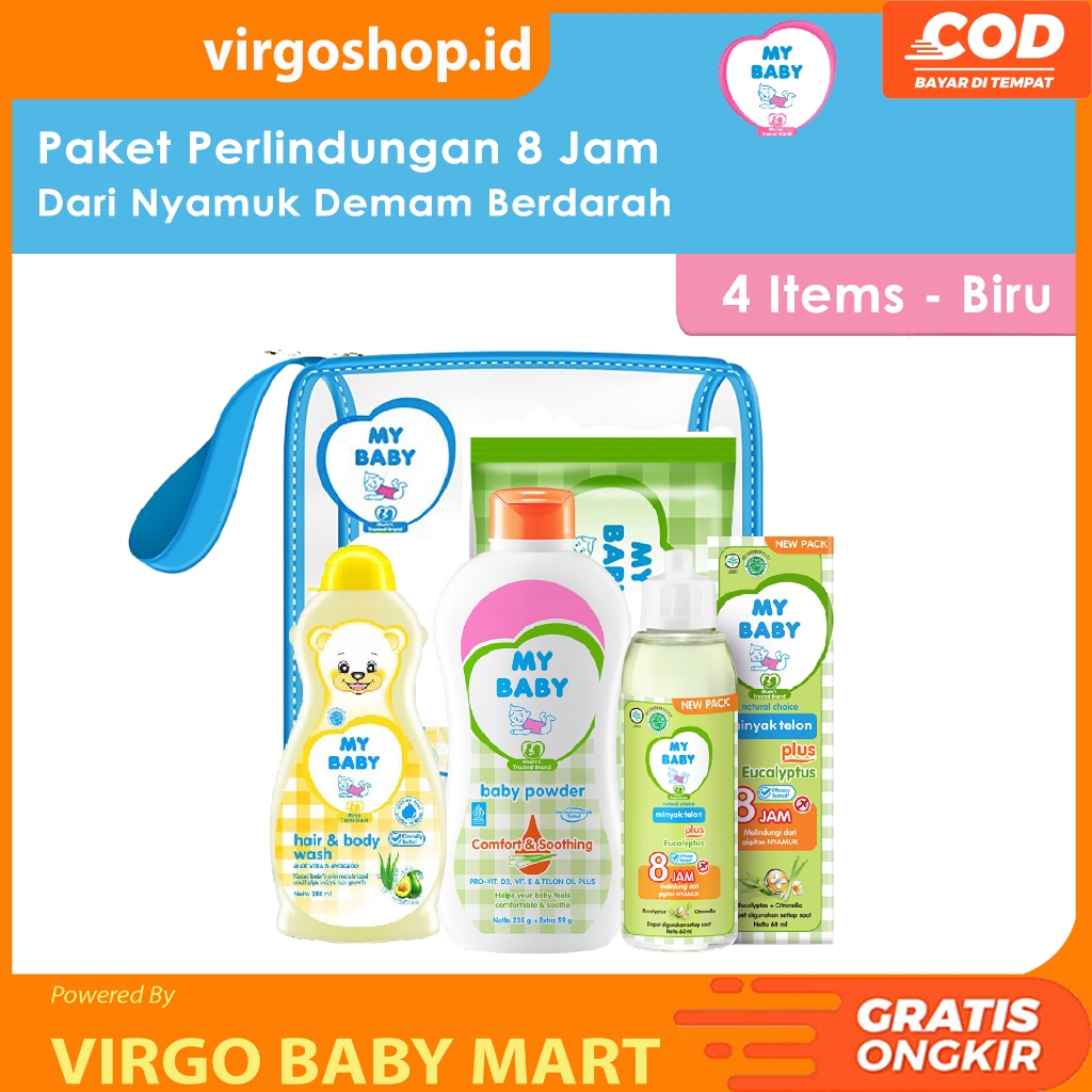 Jual MY BABY Set Perlengkapan Mandi Bayi Isi 4 Items [Sabun, Wipes ...