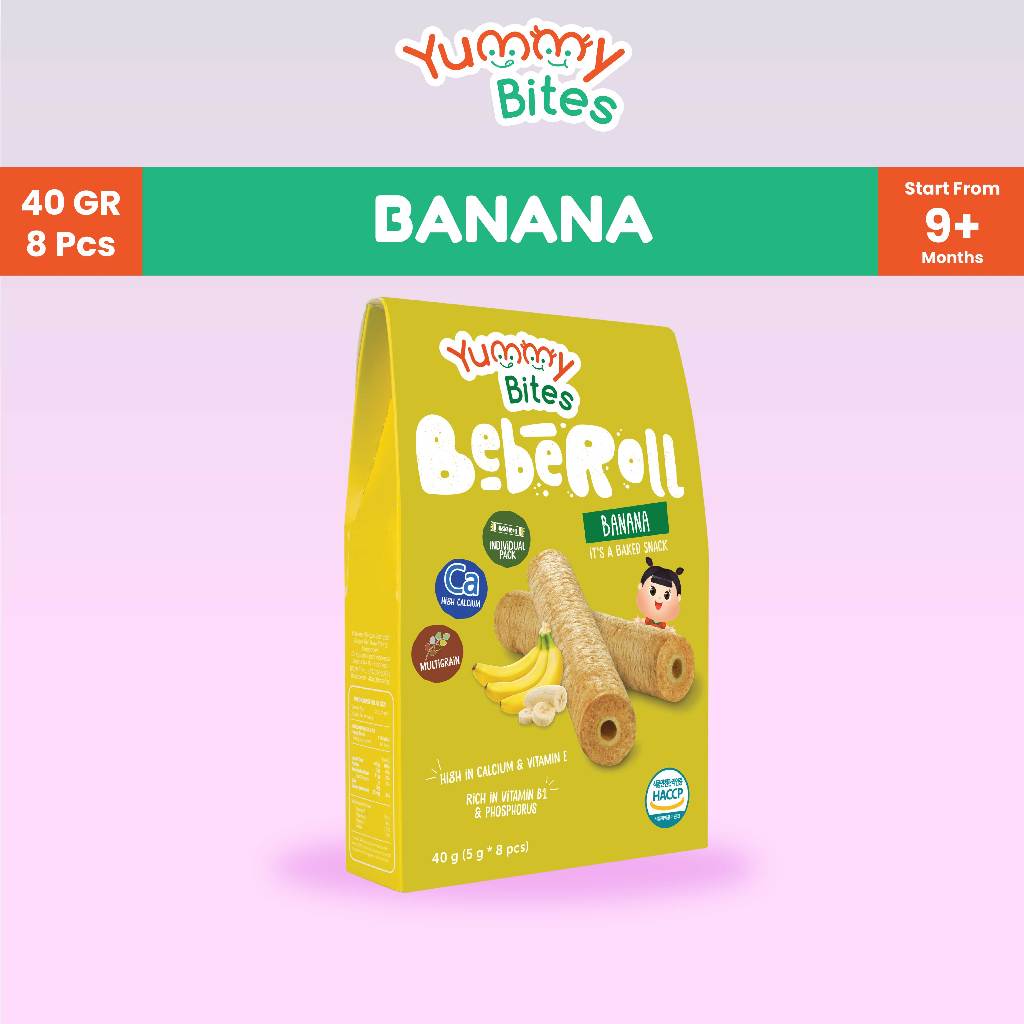 Jual Yummy Bites Beberoll 40 GR Snack Baby/ Cemilan bayi | Shopee Indonesia