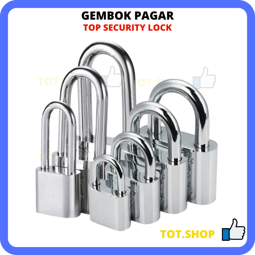Jual GEMBOK PENDEK/PANJANG Gembok Besi Solintk Top Security Lock ...