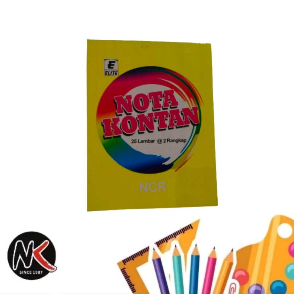 Jual Buku Nota Kontan ELITE/Buku Nota Kontan Besar 2 PLY | Shopee Indonesia