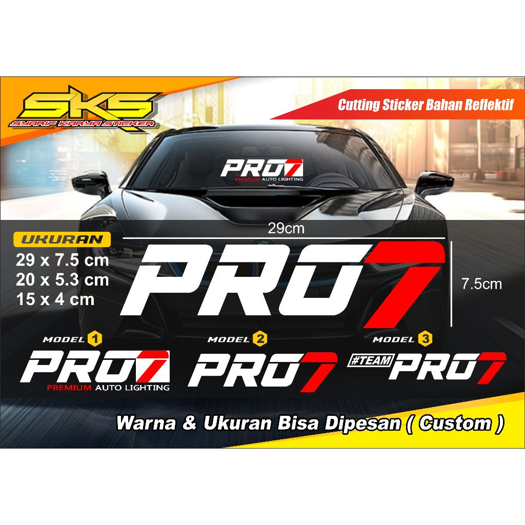 Jual stiker pro 7 cutting | Shopee Indonesia