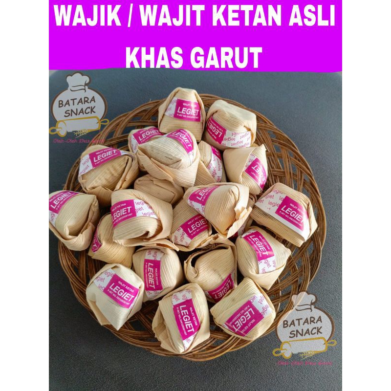 Jual Wajik / Wajit Ketan Asli Khas Garut Cemilan Jadul Oleh-oleh Takjil ...