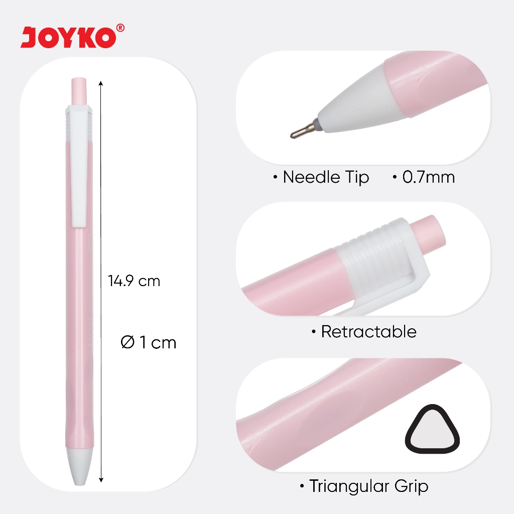 Jual Ball Pen Pulpen Pena Joyko BP-342 Vokus 0.7 mm 1 Set 4 Pcs | Shopee Indonesia