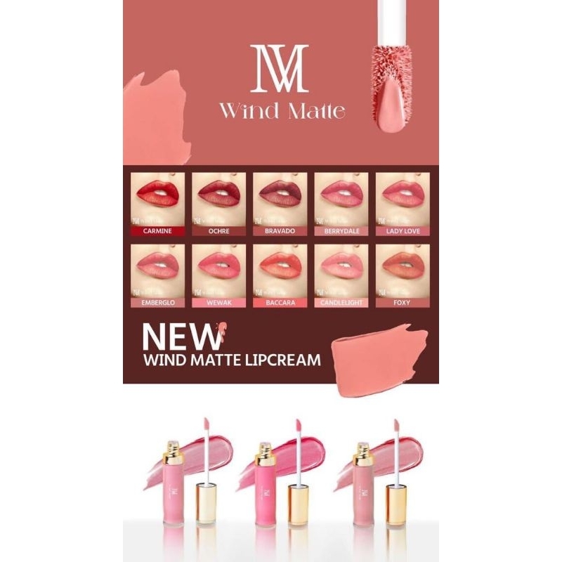 Jual LIPMATTE WIND MATTE/MENUTRISI BIBIR /MELEMBABKAN/ANTI CRACK ...