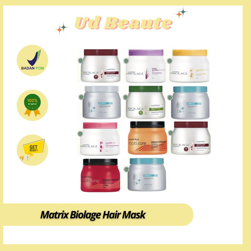 Jual Matrix Biolage Deep Smoothing Hair Mask 500gr | Shopee Indonesia