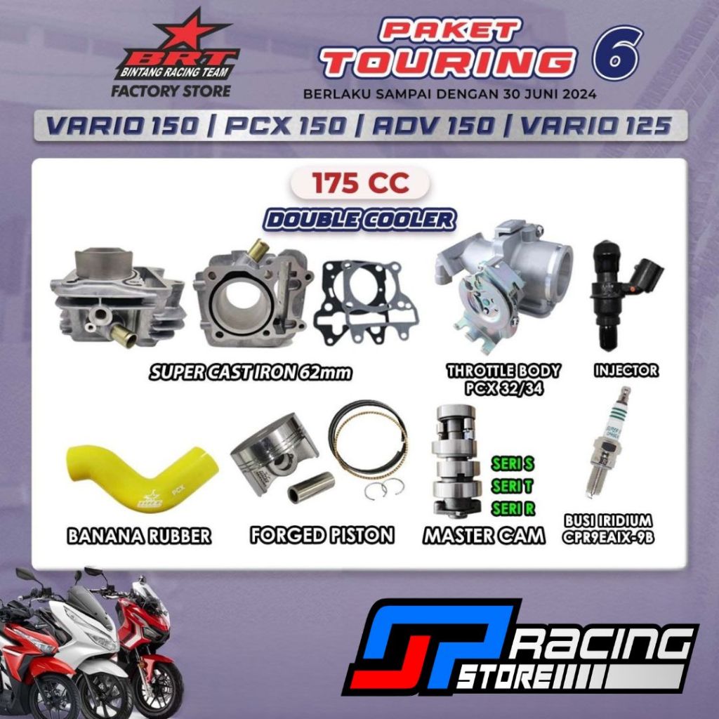 Jual Paket Bore UP Vario 125/150 PCX/ADV 150 Blok Piston-Throttle Body ...