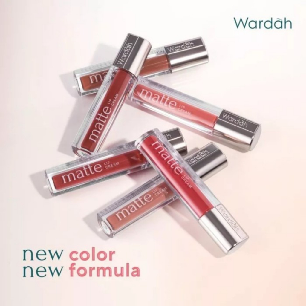 Jual WARDAH Matte Lip Cream | Non Dry Formula, High Pigmented, SPF 20 ...