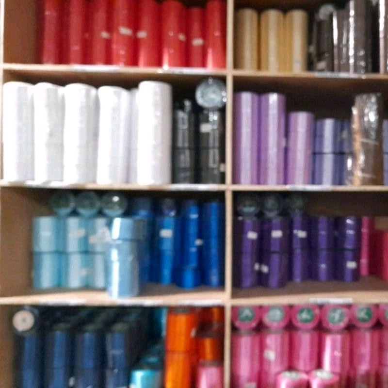 Jual Pita satin Ukuran 2 inch / 5cm Per Roll pita kado pita bucket ...