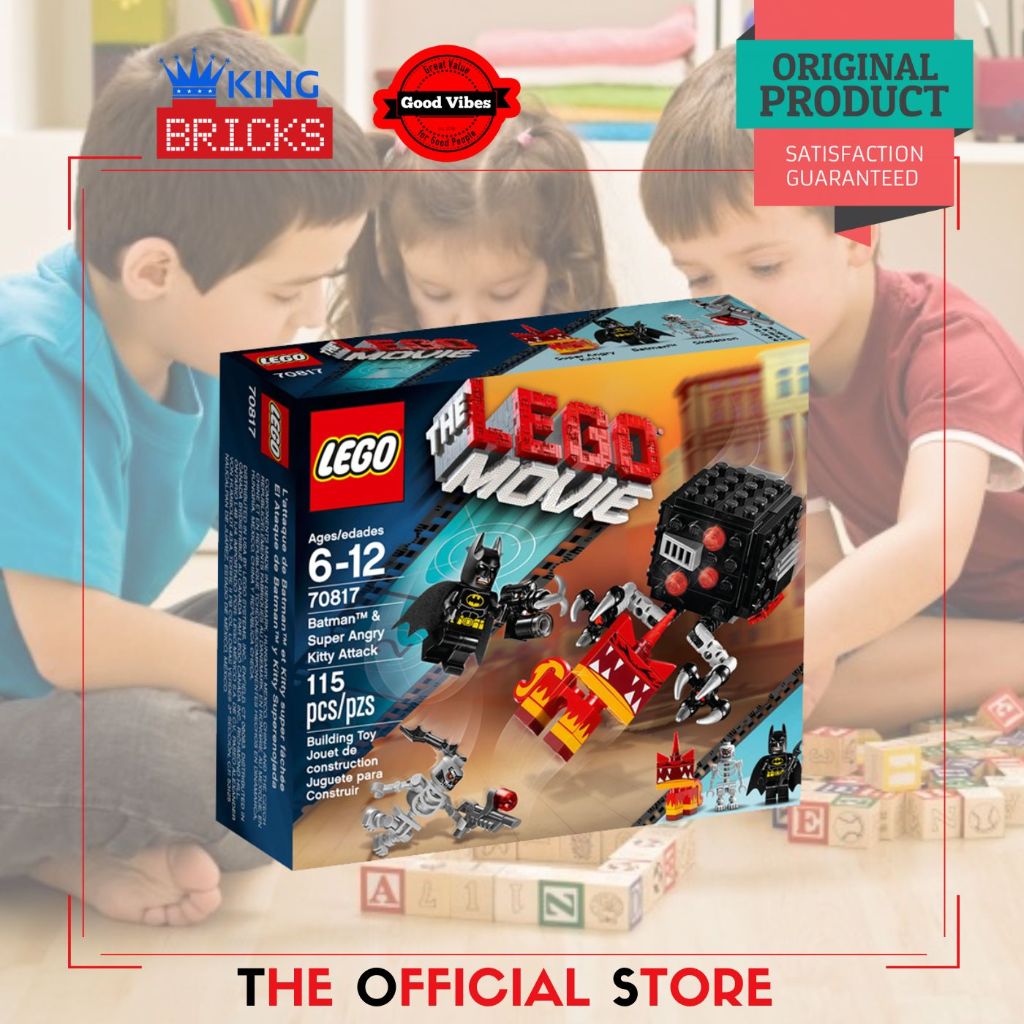 Jual LEGO Original MOVIE 70817 Batman And Super Angry Kitty Attack ...