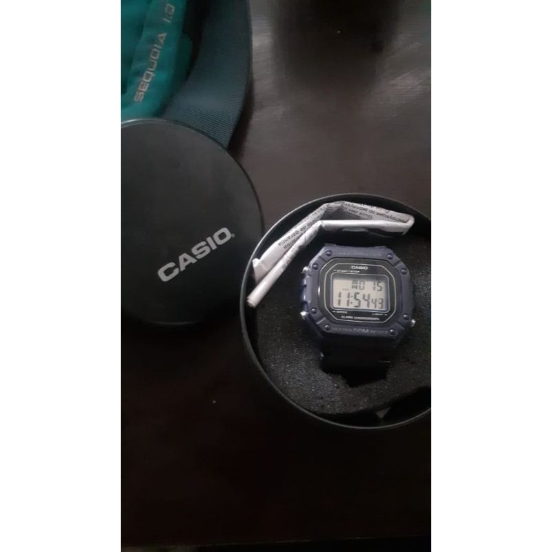 Jual arloji casio type w-218h original kelengkap fullset | Shopee Indonesia