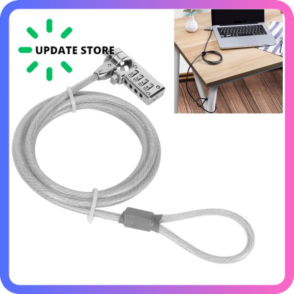 Jual Kunci Pengaman Laptop Code Number Security Lock - 90880 - Silver ...