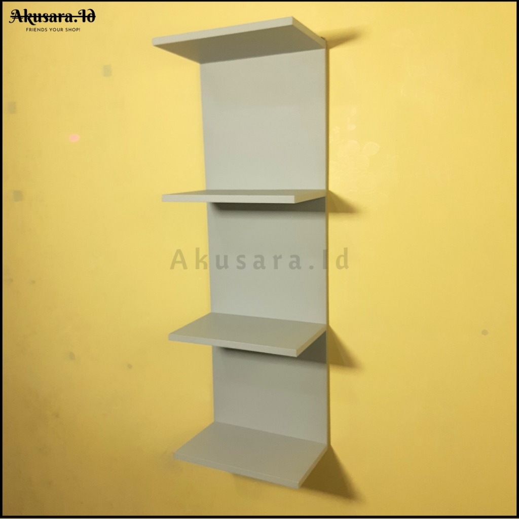 Jual RAK DINDING MINIMALIS 4 TINGKAT RAK PRAKTIS || RAK GANTUNG SEKAT ...
