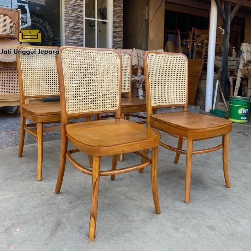Jual Kursi Kelvin Rotan - Kursi Cafe Retro - Kursi Makan Cafe Restoran - Kursi Cafe Rotan ...