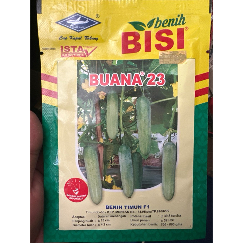 Jual Benih Timun Buana 23 - kemasan 20 gram kadaluarsa 2025 | Shopee ...
