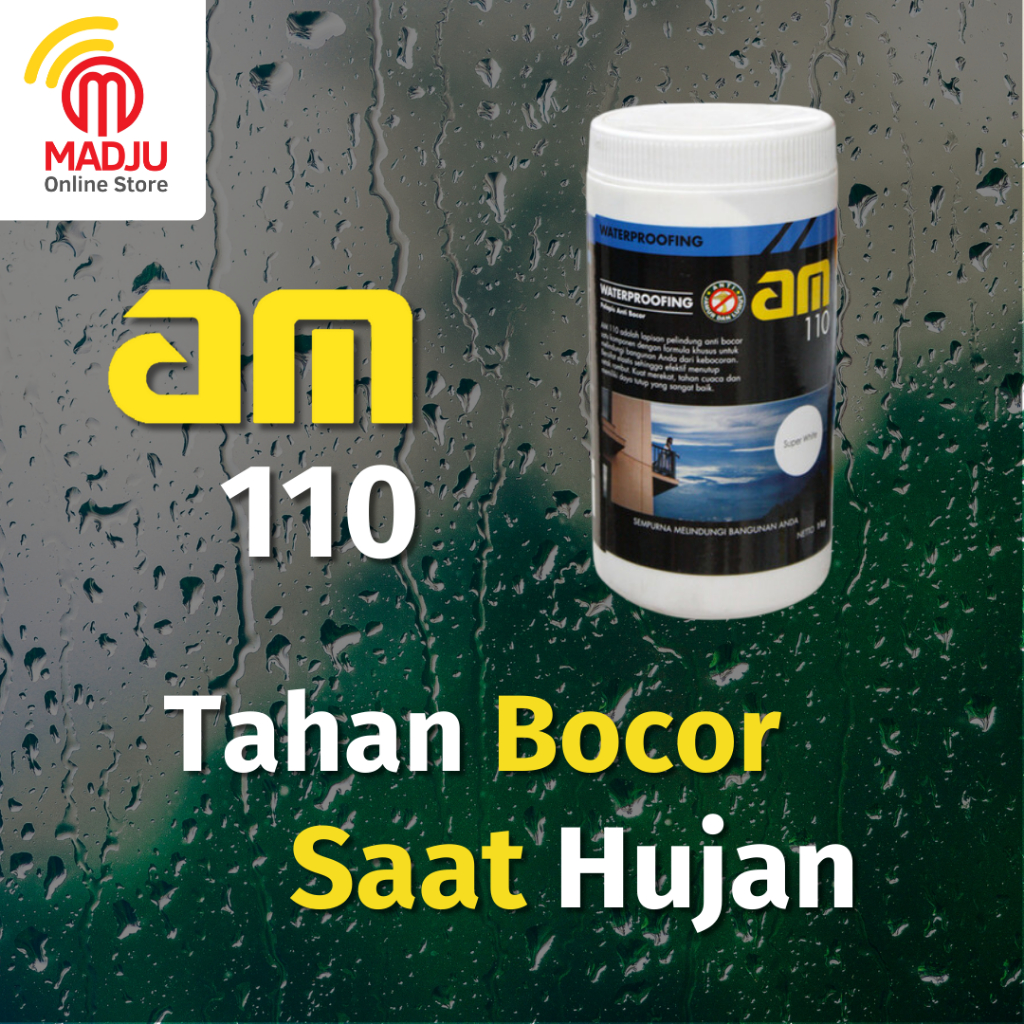 Jual AM 110 CAT WATERPROOFING 1 KG - Cat Pelapis Anti Bocor | Shopee ...
