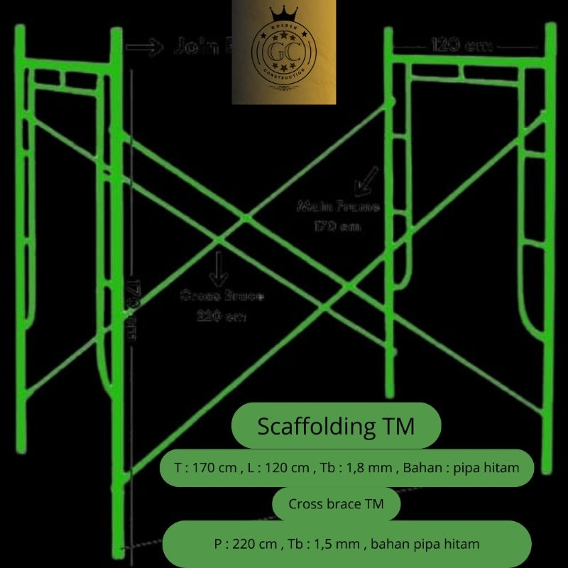 Jual Scaffolding TM / SET | Shopee Indonesia