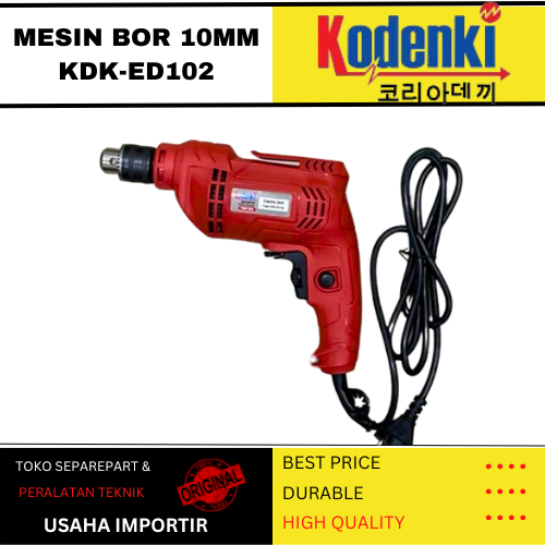 Jual Mesin Bor KODENKI KDK-ED102 Original | Bor Besi Kayu | Alat Pengeboran Besi Kayu Aluminium ...