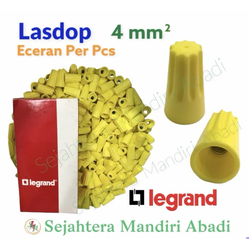 Jual Lasdop 4mm Legrand Kuning Yellow Eceran Per Pcs | Shopee Indonesia