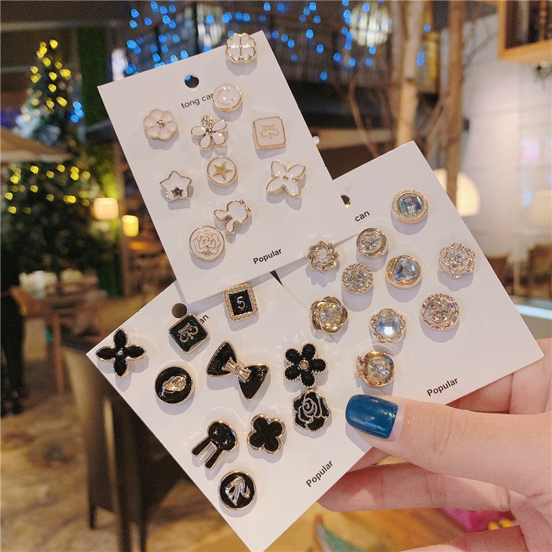 Jual COD ️5&10Pcs/Set Bros Pin Kancing Wanita Korea Gaya Fashion Brooch ...