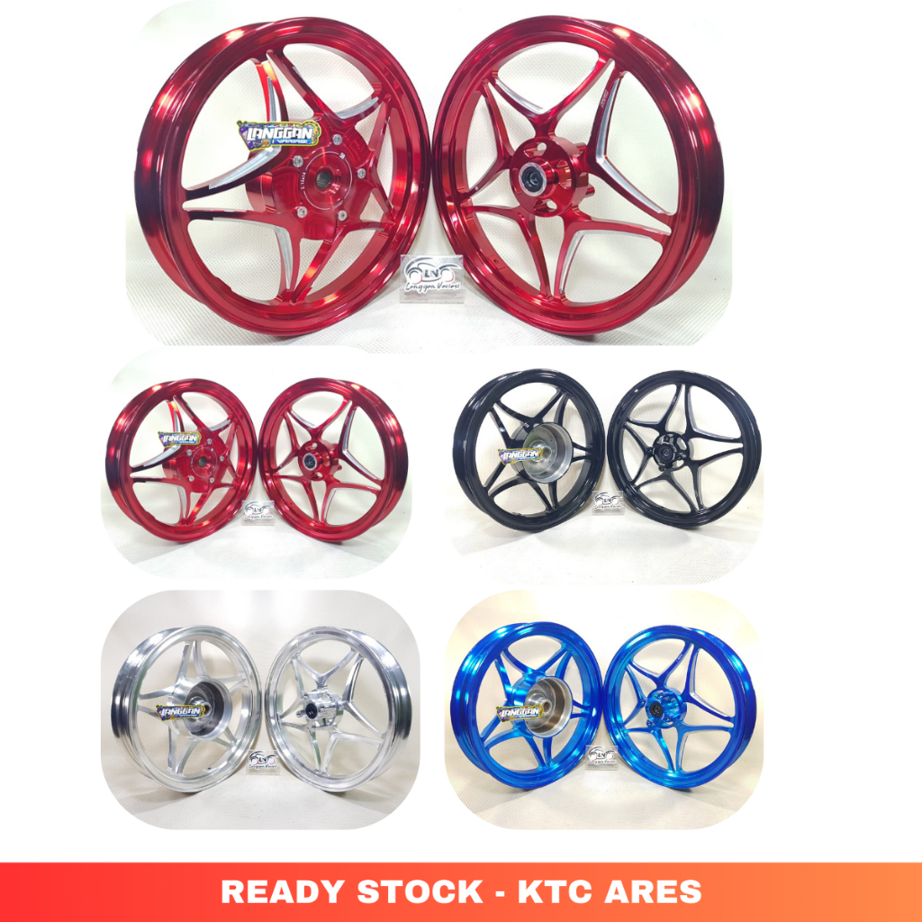 Jual Velg KTC Racing ARES Bintang Two Tone CNC Beat Scoopy Vario 110 125 150 | Shopee Indonesia
