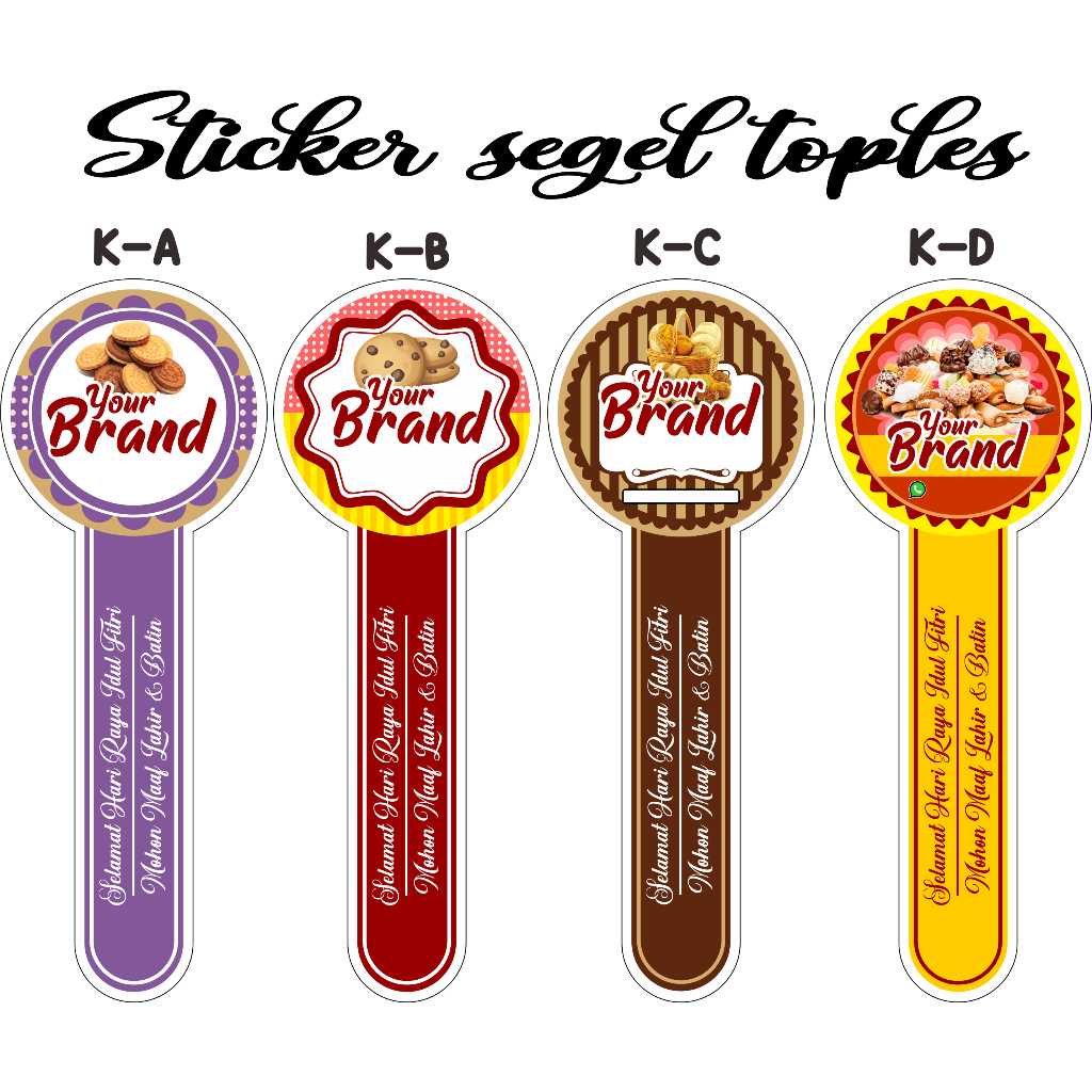Jual Sticker Segel Label TOPLES/Sticker label makanan/Sticker Label ...