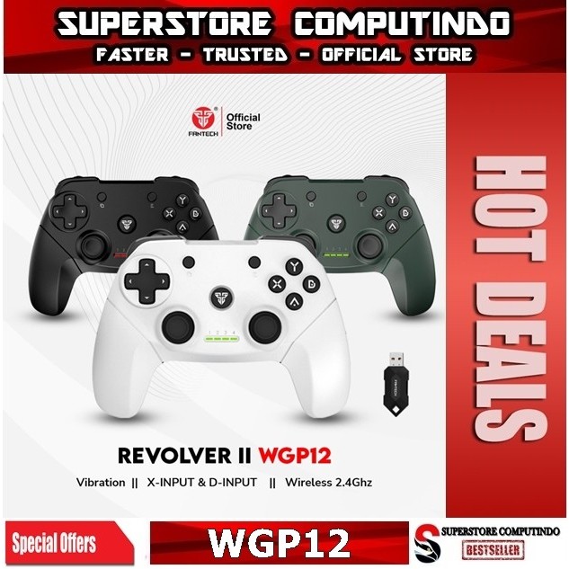 Jual Fantech REVOLVER WGP12 Wireless Gamepad WGP-12 | Shopee Indonesia