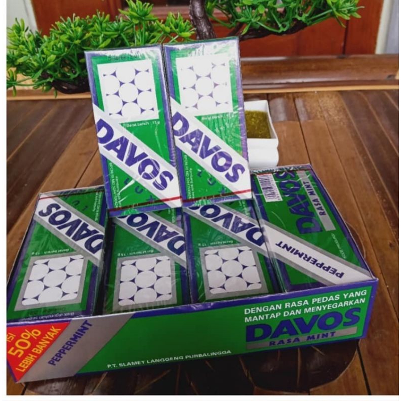 Jual Permen Davos Lux I Davos Mini (isi 20 pack) | Shopee Indonesia
