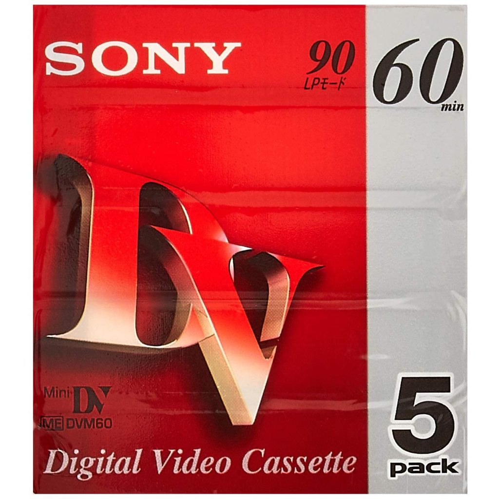 Jual SONY MINIDV DV CASSETTE DVM60 5 PACK 60min/90min(LP-Mode) Beli 3 ...
