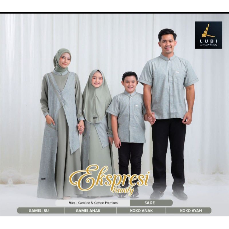 Jual LUBI - GAMIS EKSPRESI FAMILY BY LUBI | Shopee Indonesia