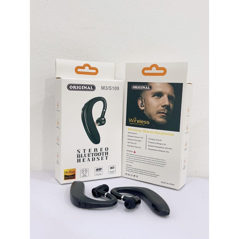Jual (PAP) Headset Bluetooth S109 / Earphone Wireless S-109 Sport ...